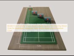 Modern Eco-Friendly 3.5mm-8mm Durable Sports PVC Flooring Wood Grain for Basketball/ Volleyball/ Table Tennis/ Badminton/ Pickleball Court