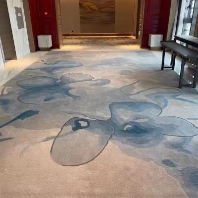 Cina Tappeto di design di lana/seta a mano cuscinato per il salotto di lusso in vendita