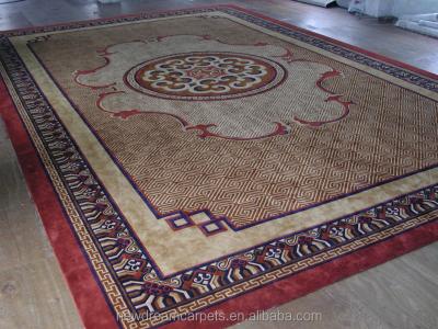 China Belgium Style Handmade Microfiber Carpets and Rugs for Home Vivid Bright Orange Color for sale