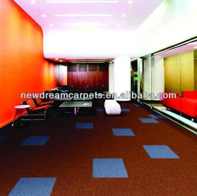 China 100 by 100 Size Loop Pile Office Fireproof Carpet Tile for Canton Carpet Manufactured for sale