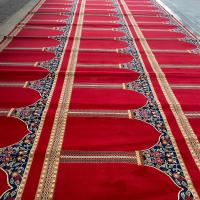 China Comfortable Prayer Mat Mosque Carpet with Machine Made Patchwork Pattern for sale
