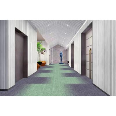 Cina 50x50cm quadrati piastrelle per tappeti da ufficio con altezza media da lusso 100% nylon OEM in vendita