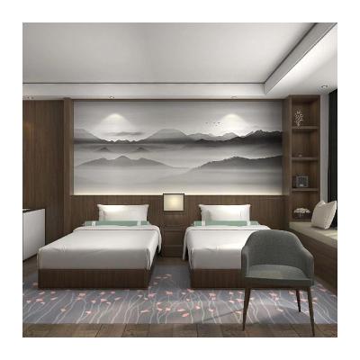 Cina Moderno stile tappeti stampati su misura Materiale di nylon per hotel Tapis mural in vendita