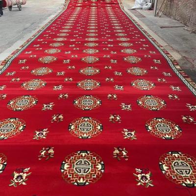 Cina Rollo di tappeto della moschea lavabile a mano o a macchina in qualsiasi colore per la preghiera da muro a muro in vendita