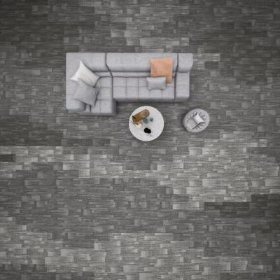 Cina 50x50cm Piastrelle di tappeto di lusso Materiale in nylon 100% per ufficio di forma rettangolare in vendita