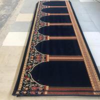 China Rectangle Axminster Customized Patterns 4*25 Roll Custom Carpets for Mosque Prayer Carpet for sale