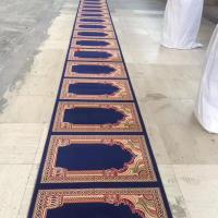 China Rectangle Axminster Customized Patterns 4*25 Roll Custom Carpets for Mosque Prayer Carpet for sale