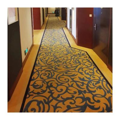 Cina Supporto personalizzato tappeto di soggiorno tuffato a mano per hotel insonorizzante grande muro a muro in vendita