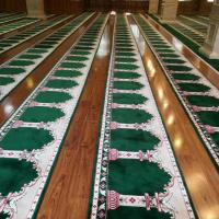 China Rectangle Axminster Customized Patterns 4*25 Roll Custom Carpets for Mosque Prayer Carpet for sale