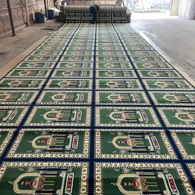 Cina Giute o PP Sostituzione Disegni personalizzati Moschea tappeto di preghiera per moschea musulmana 4 * 25 Rollo in vendita