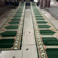 China Custom Carpets Mosque Prayer Carpet for Mosque 4*25 Roll Customized Axminster Patterns for sale