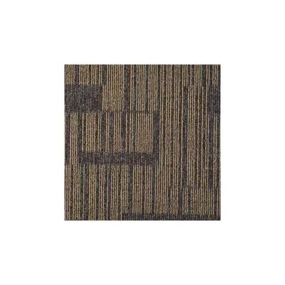China Plain and Jacquard Loop Pile Style Office Modular Carpet Tiles with Nylon Material for sale