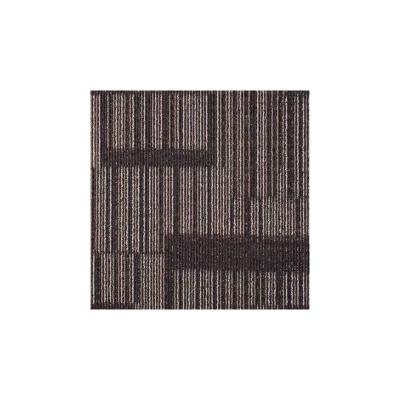 China Plain and Jacquard Loop Pile Style Office Modular Carpet Tiles with Nylon Material for sale