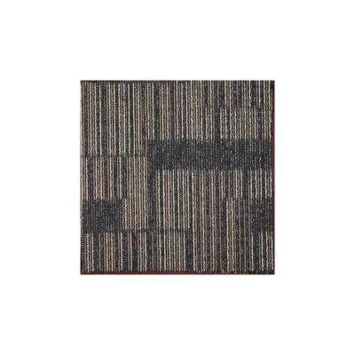 China Plain and Jacquard Loop Pile Style Office Modular Carpet Tiles with Nylon Material for sale