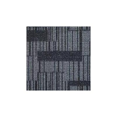 China Plain and Jacquard Loop Pile Style Office Modular Carpet Tiles with Nylon Material for sale