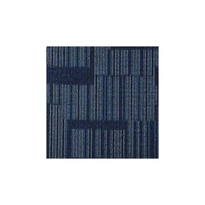 China Plain and Jacquard Loop Pile Style Office Modular Carpet Tiles with Nylon Material for sale