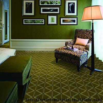 China Venta de Guangdong ND1231 Altas filas Axminster Alfombra de pared a pared con patrón de pila cortada en venta