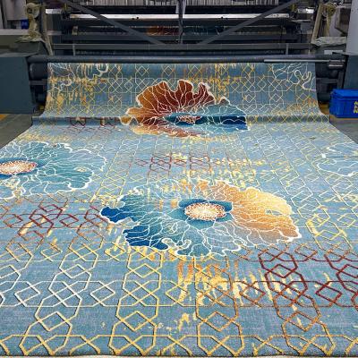 Cina Resistenza al fuoco Axminster Floral Casino Carpet con 7 per inch Pitch e Cut Pile in vendita