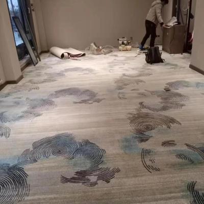Cina Hotel Parete a Parete Commerciale Pavimentazione Macchina Fatto Tappeto a prova di fuoco per Decorative in vendita