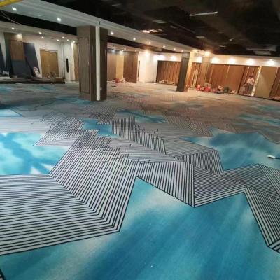 Cina Hotel Parete a Parete Commerciale Pavimentazione Macchina Fatto Tappeto a prova di fuoco per Decorative in vendita