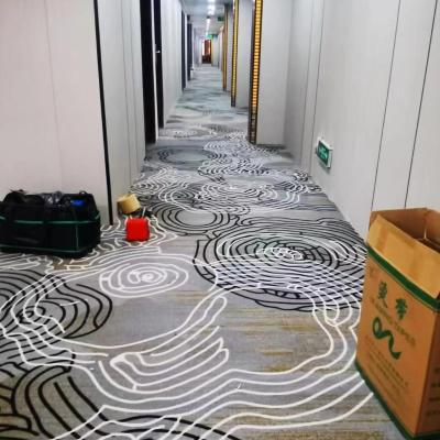 Cina Hotel Parete a Parete Commerciale Pavimentazione Macchina Fatto Tappeto a prova di fuoco per Decorative in vendita