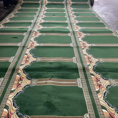 Cina Disegni personalizzati 4*25 tappeto di preghiera per moschea musulmana 4m 13,12ft larghezza in vendita