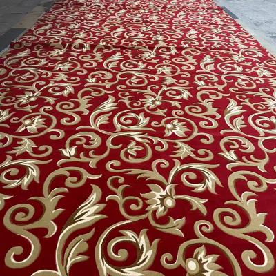 China Custom Carpets Mosque Prayer Carpet with Machine Woven Carpet in You Customized Color for sale