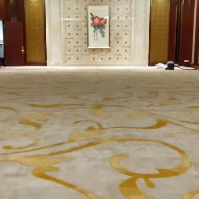 China Commercial Flooring Fire Proof Carpet Hotel Wall to Wall Carpet with Action Backing for sale