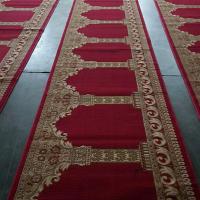 China 4*25 Roll Machine Woven Washable Mosque Prayer Carpet for Customized Patterns for sale