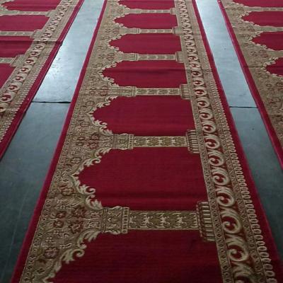 Cina 4*25 tappeto di preghiera della moschea lavabile tessuto a rotella per modelli personalizzati in vendita