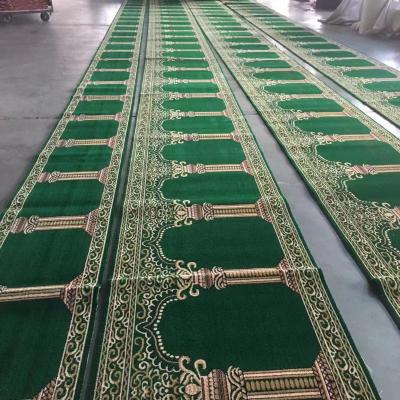 Cina 4*25 tappeto di preghiera della moschea lavabile tessuto a rotella per modelli personalizzati in vendita