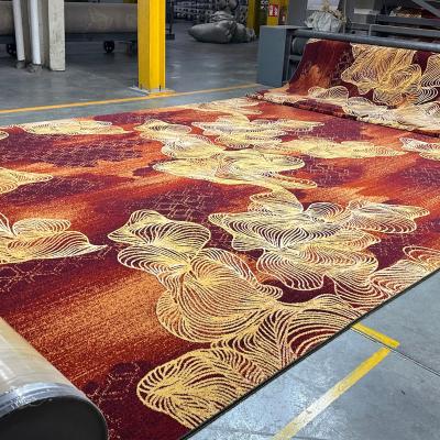 China Op maat gemaakt 80% wol 20% nylon Axminster tapijt voor commercieel in casino gokhuis Te koop