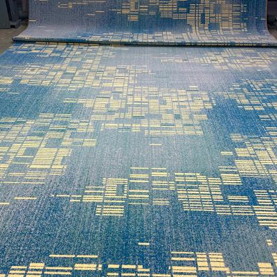 China Op maat gemaakt 80% wol 20% nylon Axminster tapijt voor commercieel in casino gokhuis Te koop