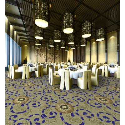 China 7*11 Densiteit wol en nylon Axminster casino tapijt voor wand-op-wand installatie Te koop