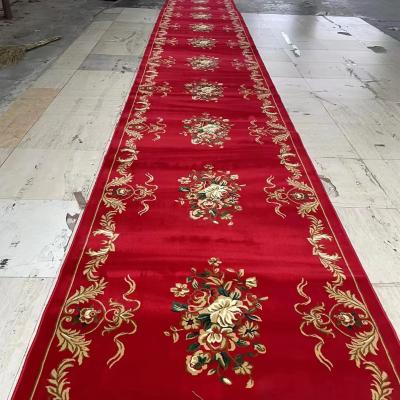 Cina Tappeto da parete a parete a colori personalizzati di 80% lana e 20% nylon per le moschee in vendita