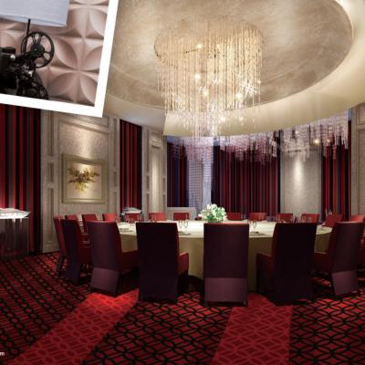 China 1200 g/m2 Peso de lã Casino Tapete de exposição de parede a parede para interiores de restaurantes à venda