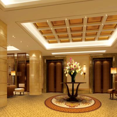 Cina Parete a parete Luxury Axminster Carpet per hotel Peso totale 3 kg/mq e pila tagliata in vendita