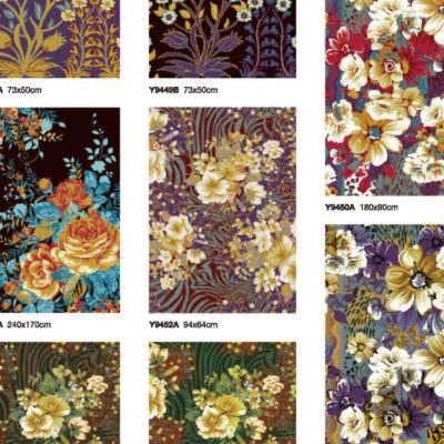 Cina Parete a parete Luxury Axminster Carpet per hotel Peso totale 3 kg/mq e pila tagliata in vendita