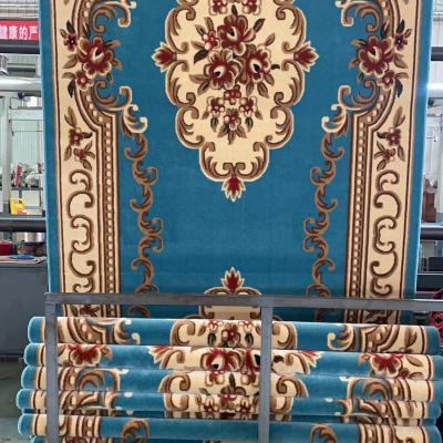 China Customized Color Rectangle Floor Covering Soft Mosque Carpet at Axminster Best Prices for sale