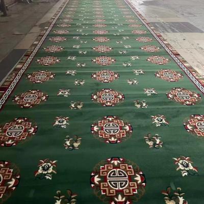 China Encontre o seu padrão ideal de parede suave da mesquita para tapete de parede de cor personalizada e opções de pilha média à venda