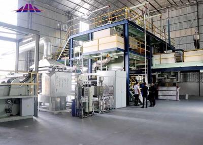 China linha de produção não tecida de 80gsm 380V PP Spunbond para o rolo da tela à venda
