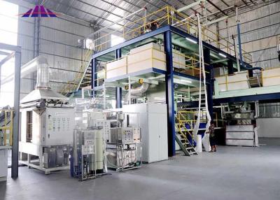 China Niet-geweven de Stoffenproductielijn ISO9001 van hoge snelheids Samengestelde Spunbond Te koop