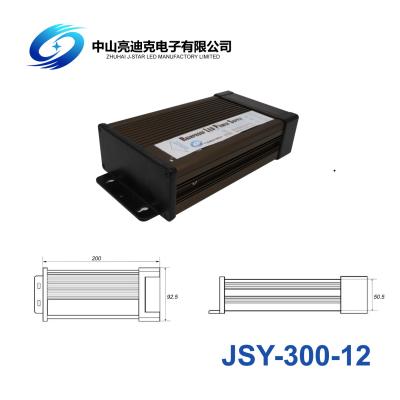 Cina Alimentazione elettrica principale impermeabile a una uscita 25A 12v 300w per la pubblicità delle luci in vendita
