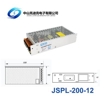 China Fonte de alimentação de comutação 12V do diodo emissor de luz da saída dupla 16.5A 200W Constant Voltage à venda