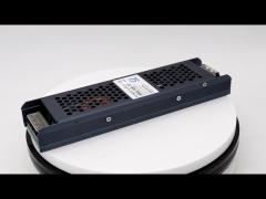 Black 24V Power Factor Correction Power Supply 16.6A 400 Watt LED Driver