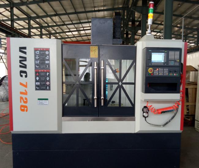 XK7126 CNC Milling Machine showing precision metalworking capabilities