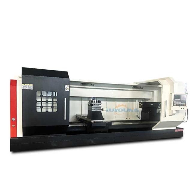 CK61140x3000 CNC Turning Machine front view showing control panel and work area