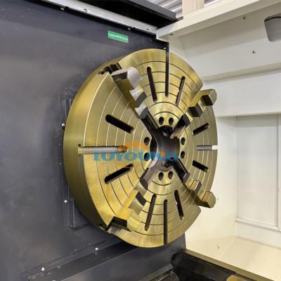 Chine 15kw CK6180 Machine à tour CNC lourde manuel Chuck et support avec porte-outil électrique 4 stations à vendre