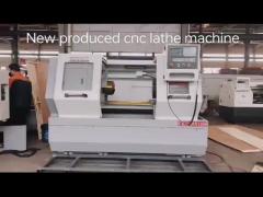 Flat type CNC draaibank CK6150 met 7,5 kW spindelmotor