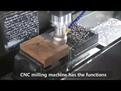Alta precisão XK7126 pequena máquina de fresagem CNC centro de processamento de metal torno horizontal